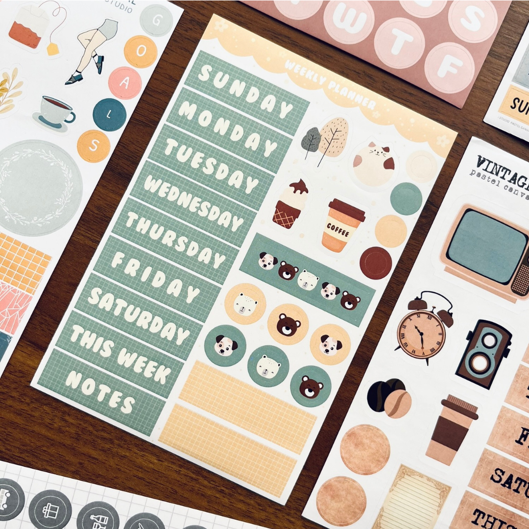 Weekly Planner Sticker Sheet – MBSH Nepal